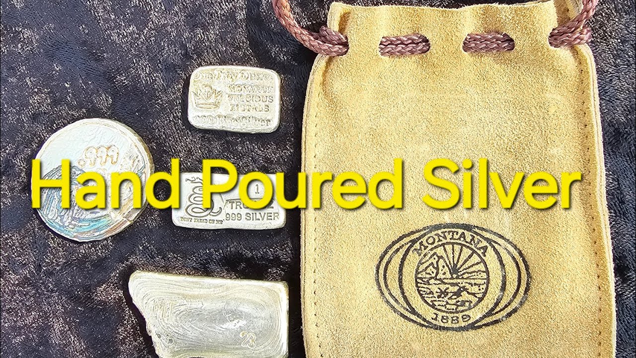 Hand Poured Silver!!! #stacking #silver #handmade - YouTube