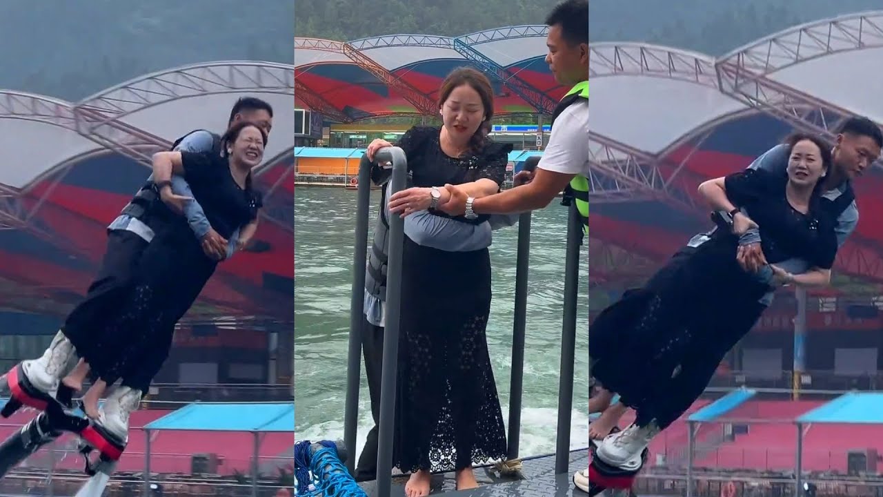 Flyboard montage | water jetpack water world this is to high - YouTube