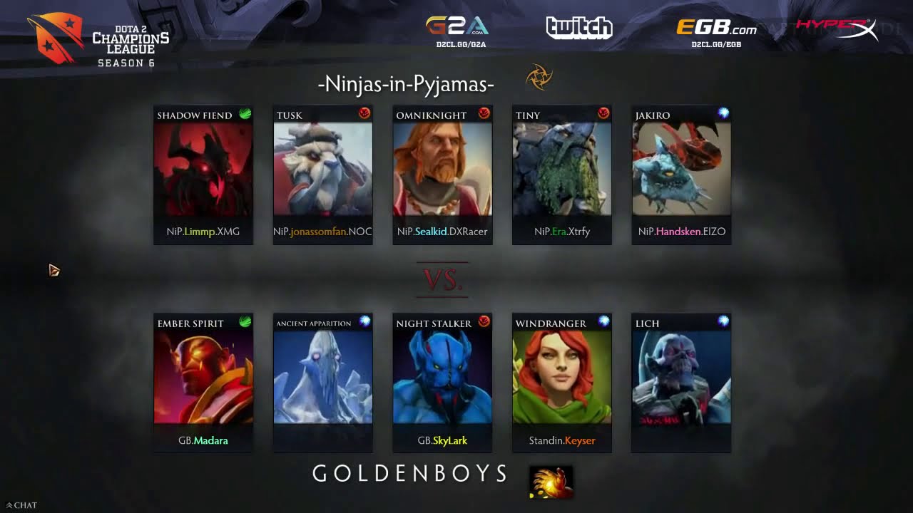 NiP vs GB Game 1 - D2CL S6 - @dragondropdota @LlamaDownUnder - YouTube