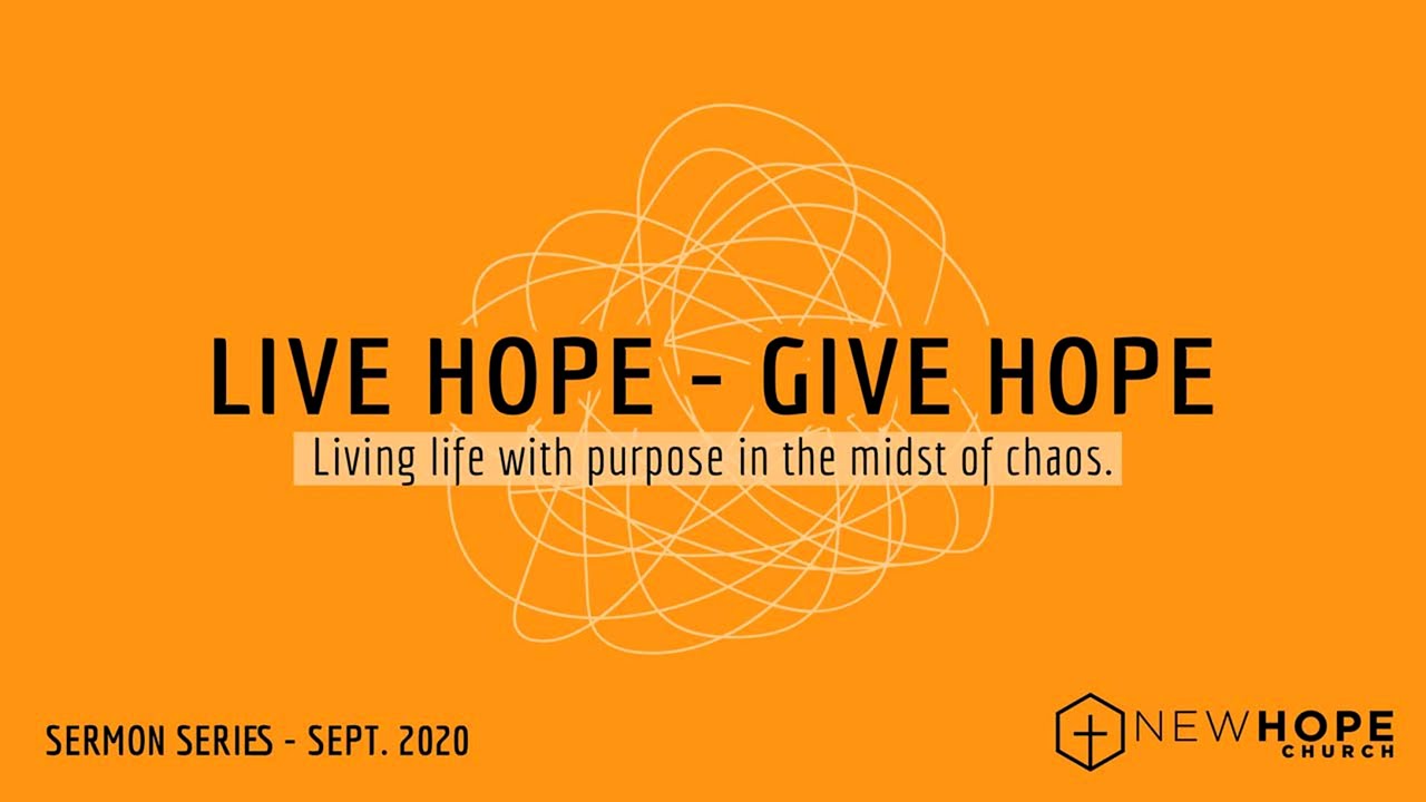 Live Hope - Give Hope - Stories Of Hope - Tim Broughton - YouTube