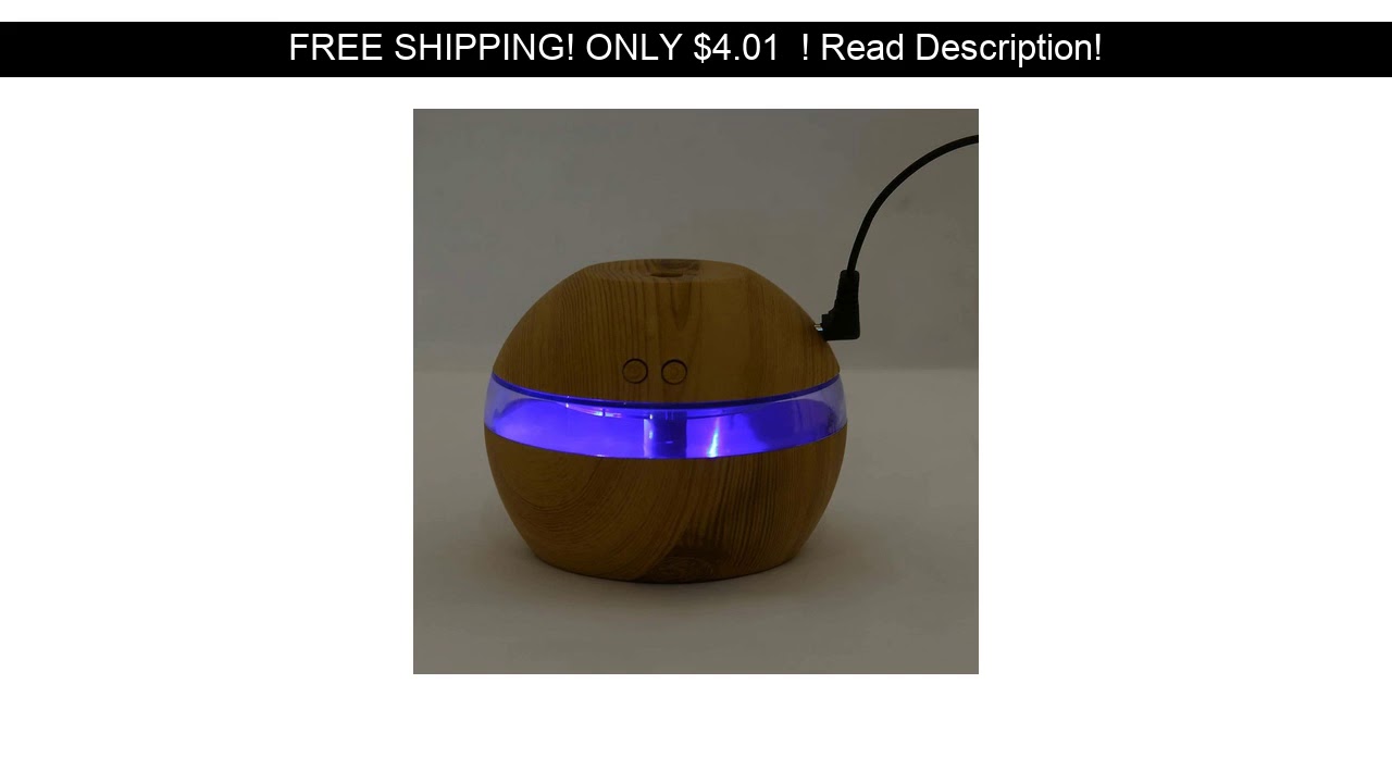 300ml LED Ultrasonic Air Aroma Essential Oil Diffuser Humidifier ...