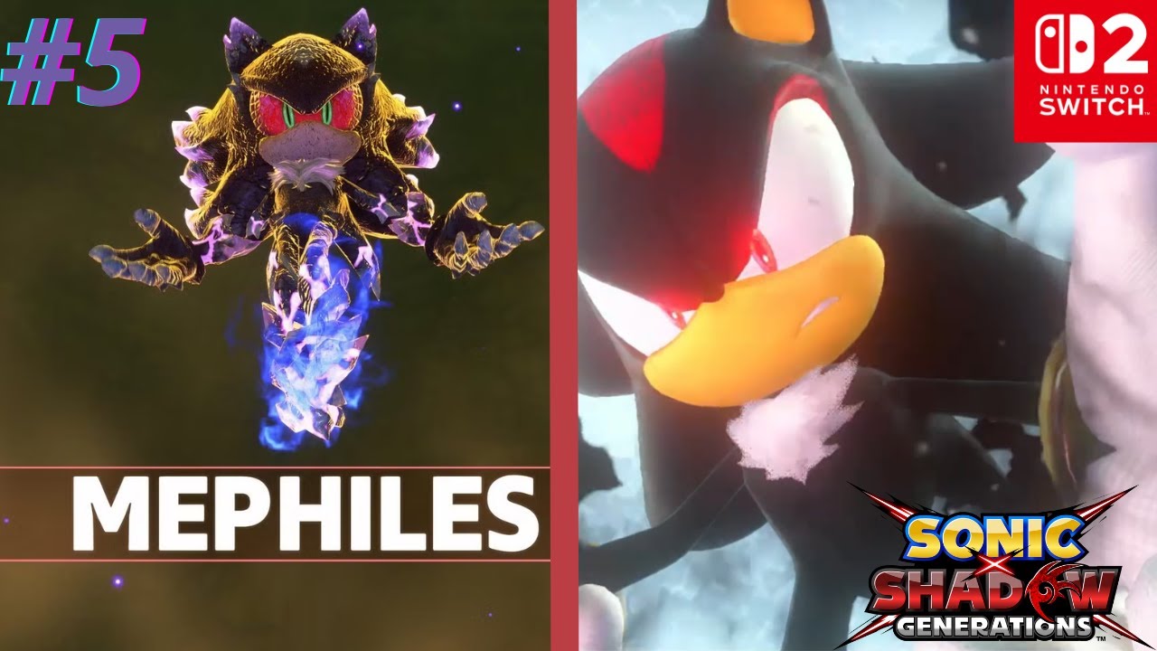 Shadow Vs Mephiles ! Shadow tá FURIOSO ! Sonic X Shadow Generation Ep 5 ...