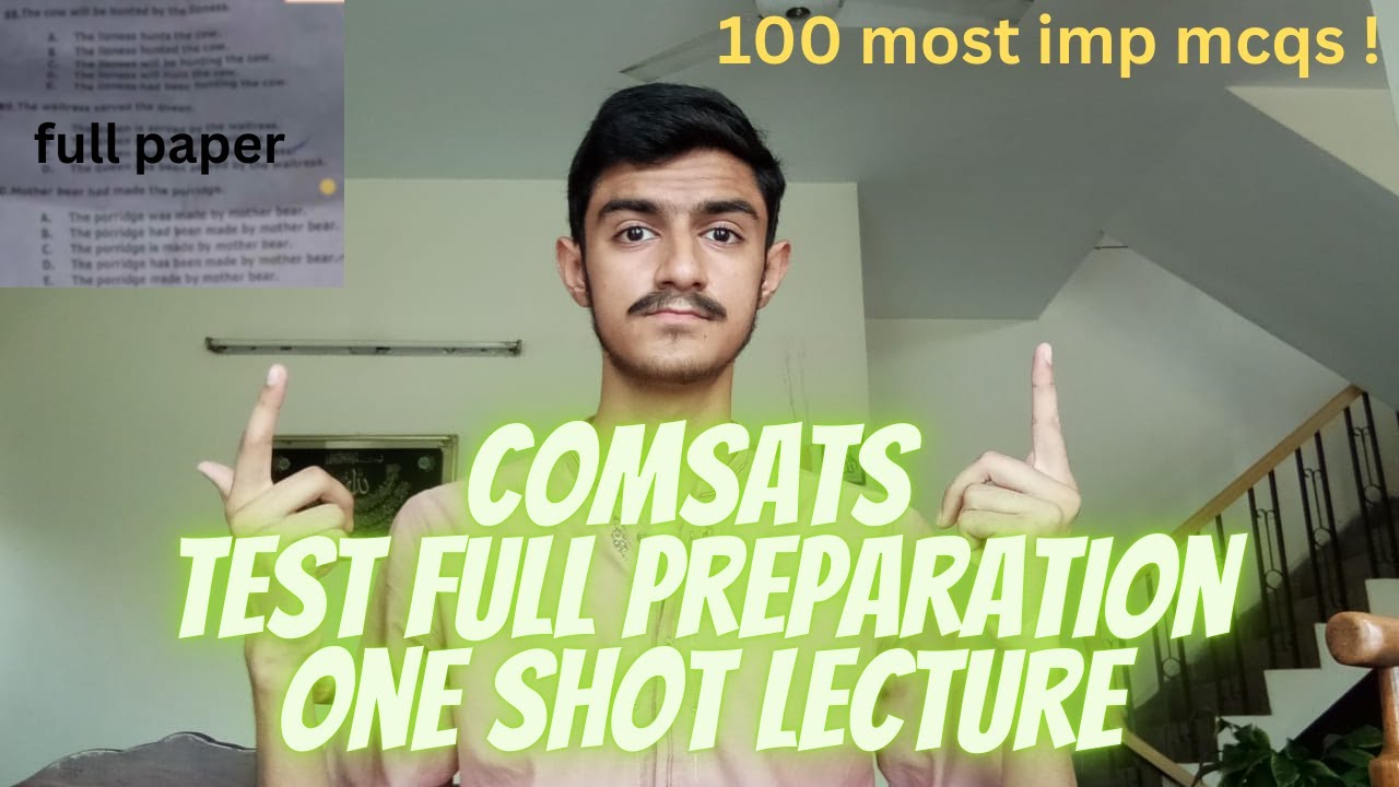 COMSATS ENTRY TEST FULL PREPARATION || How to Prepare NTS NAT test ...