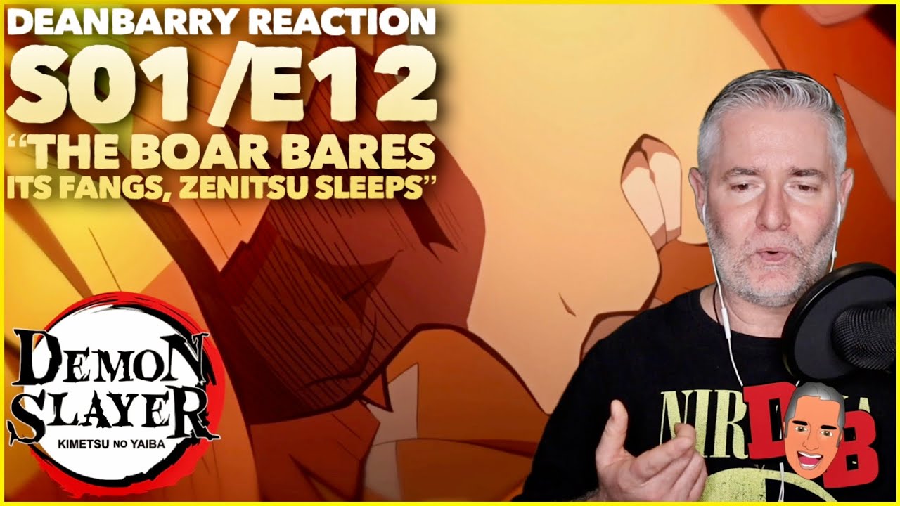 Demon Slayer S01/E12 “The Boar Bares Its Fangs, Zenitsu Sleeps ...