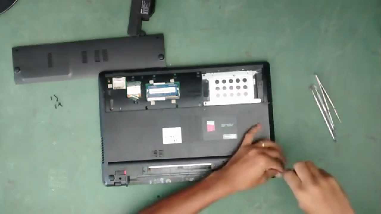 Desmontando e Montando um Notebook Asus Parte 3 - YouTube