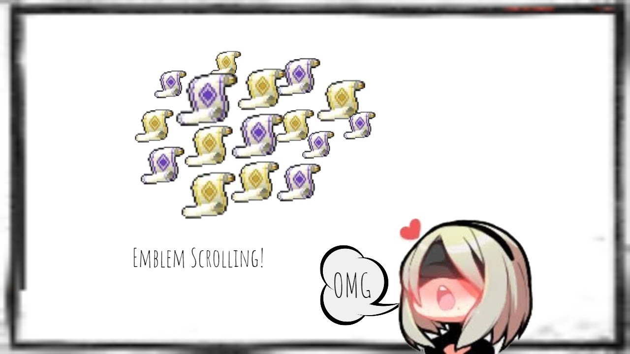 Maplestory M 13 EMBLEM SCROLLS !! - YouTube
