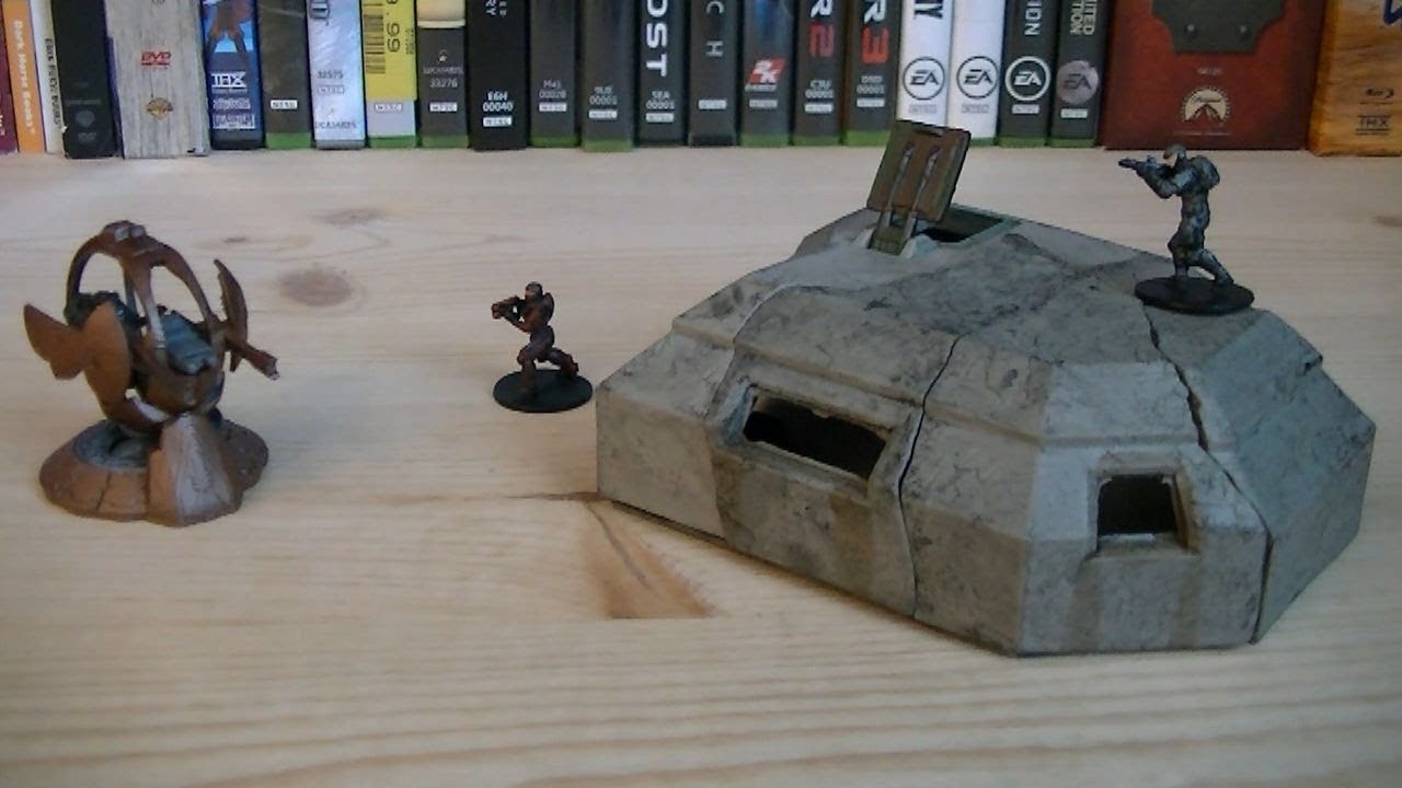 Halo Micro Ops Series 1 High Ground Bunker Review - YouTube