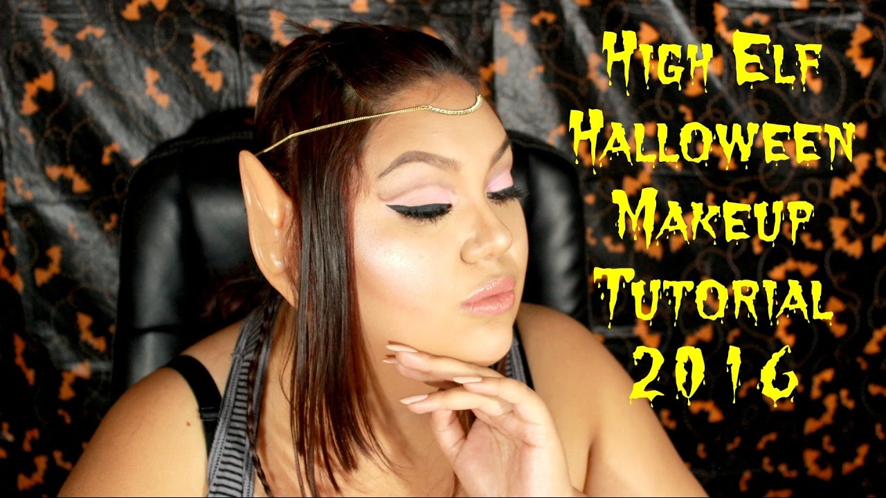 High Elf Halloween Makeup Tutorial 2016 - YouTube