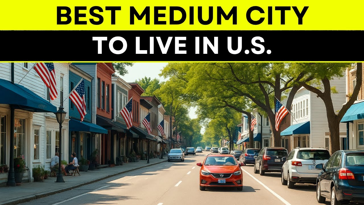 10 BEST Medium Cities to Live in USA - YouTube