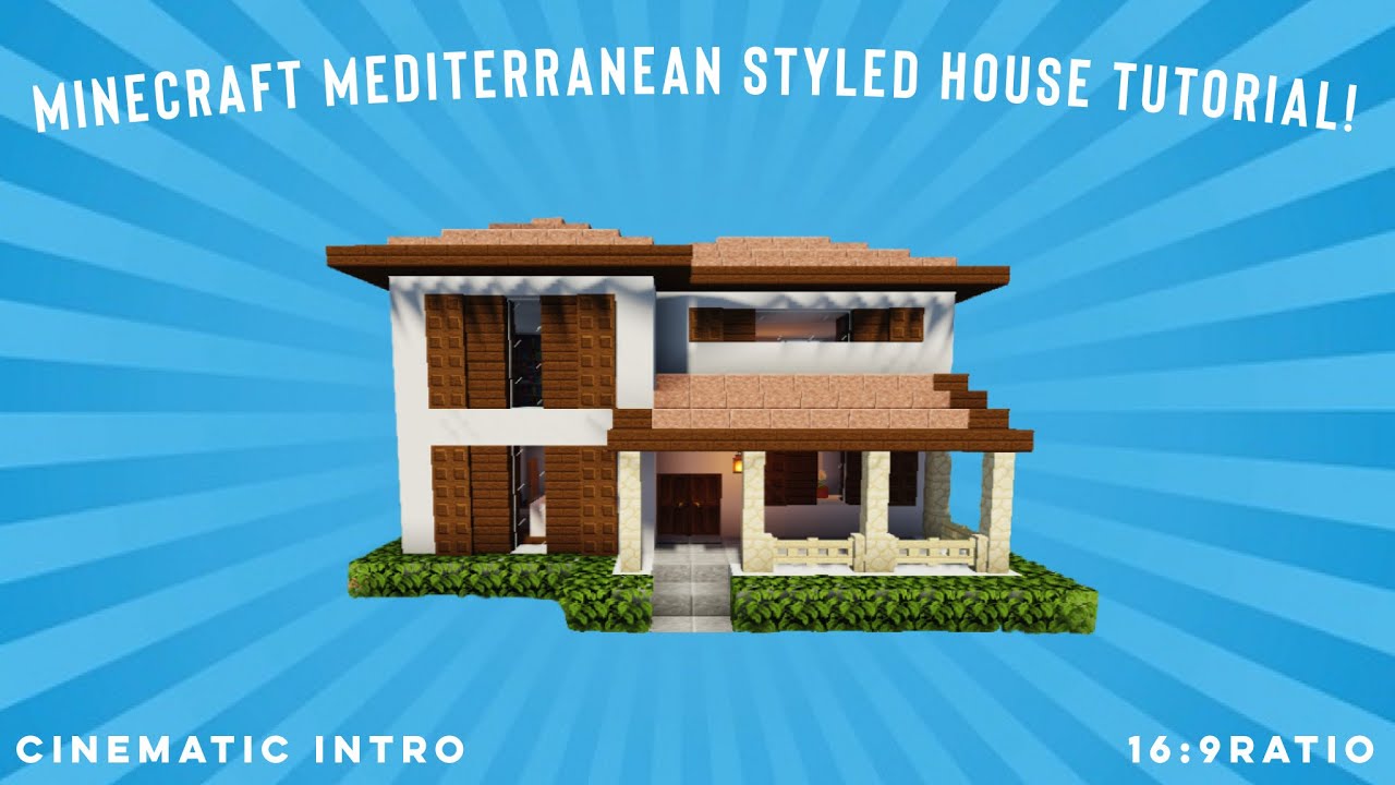 Minecraft Mediterranean Styled House Tutorial! - YouTube