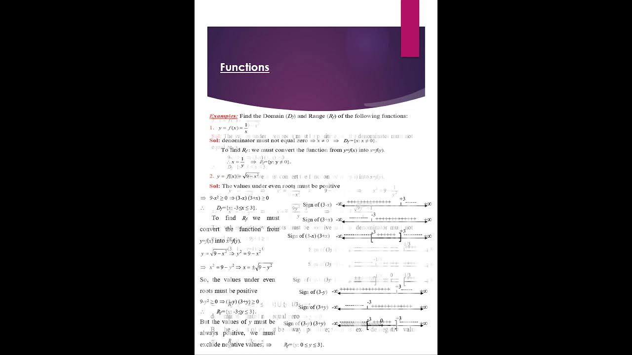 Mathematics (Functions - Lec3) - YouTube