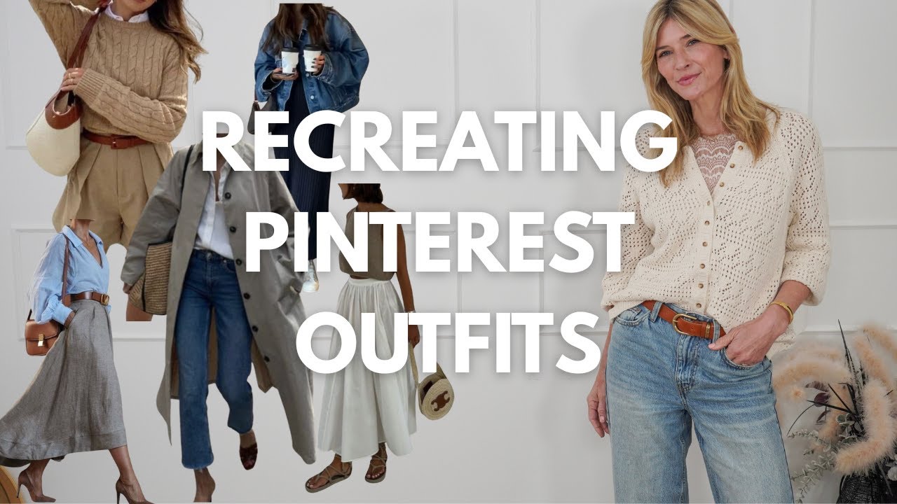 RECREATING PINTEREST OUTFITS FOR SPRING | CHIC YET AFFORDABLE QUIET LUXURY STYLE - YouTube