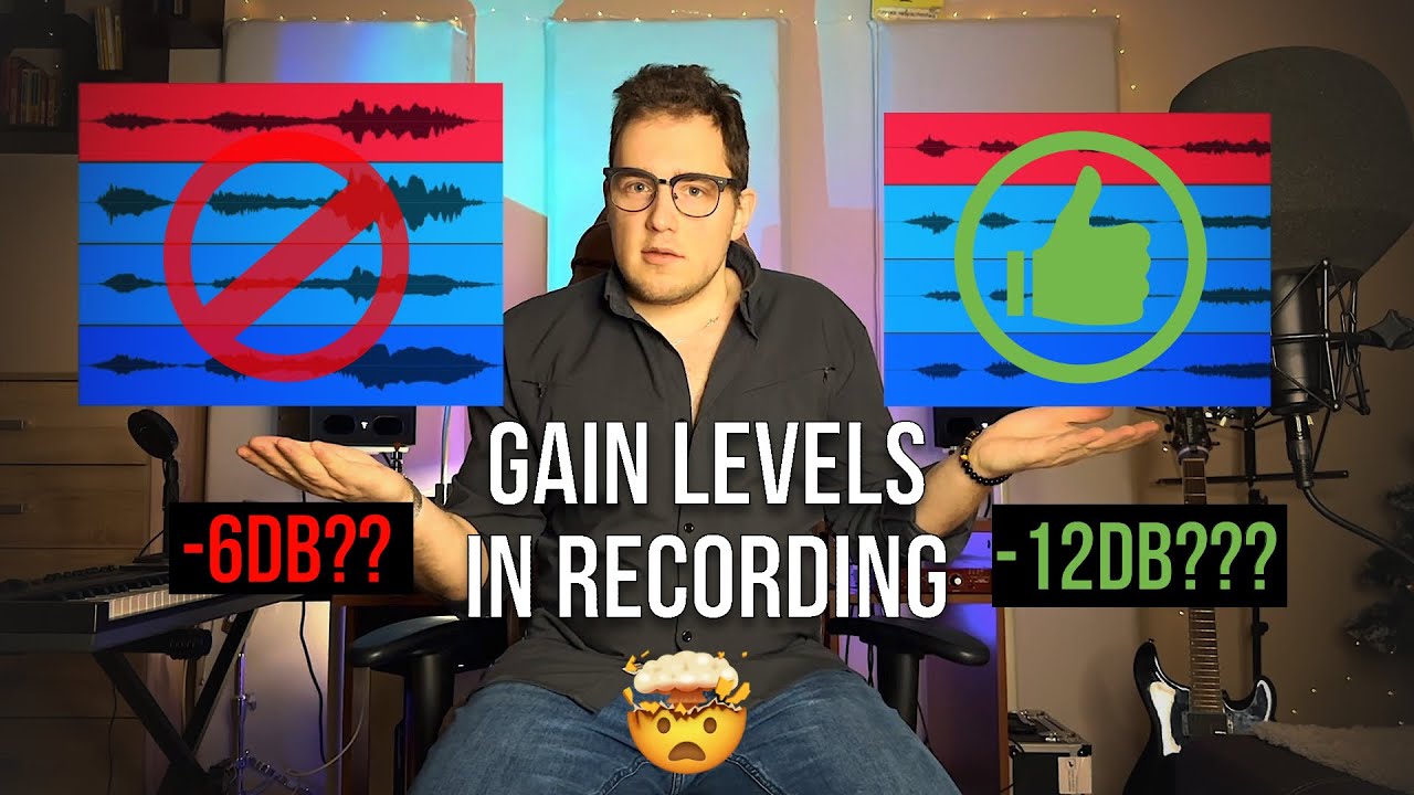 Gain Levels in Recording | Setting up the right input levels - YouTube