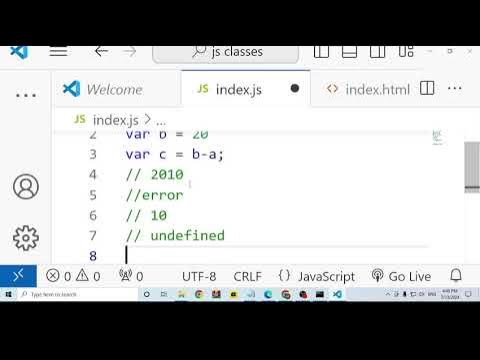 Javascript Variable and Data Types - YouTube