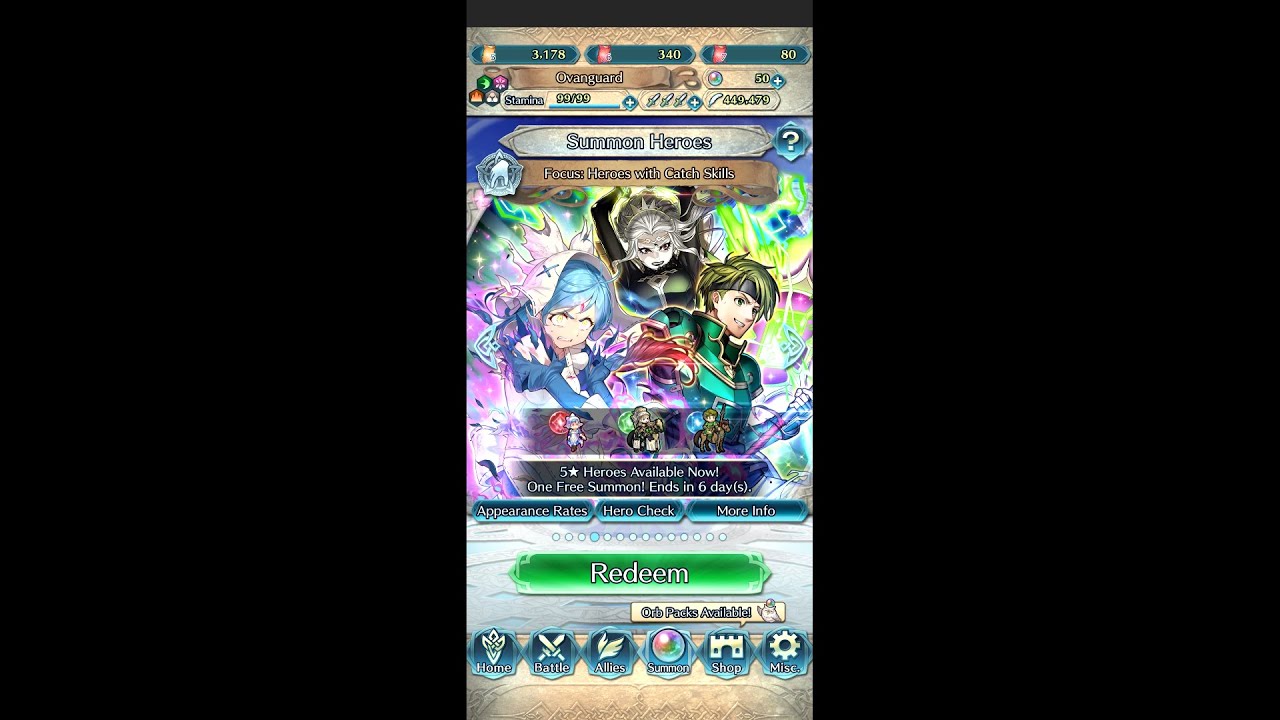 A focus banner based on the Catch skill is live for a while for fire ...