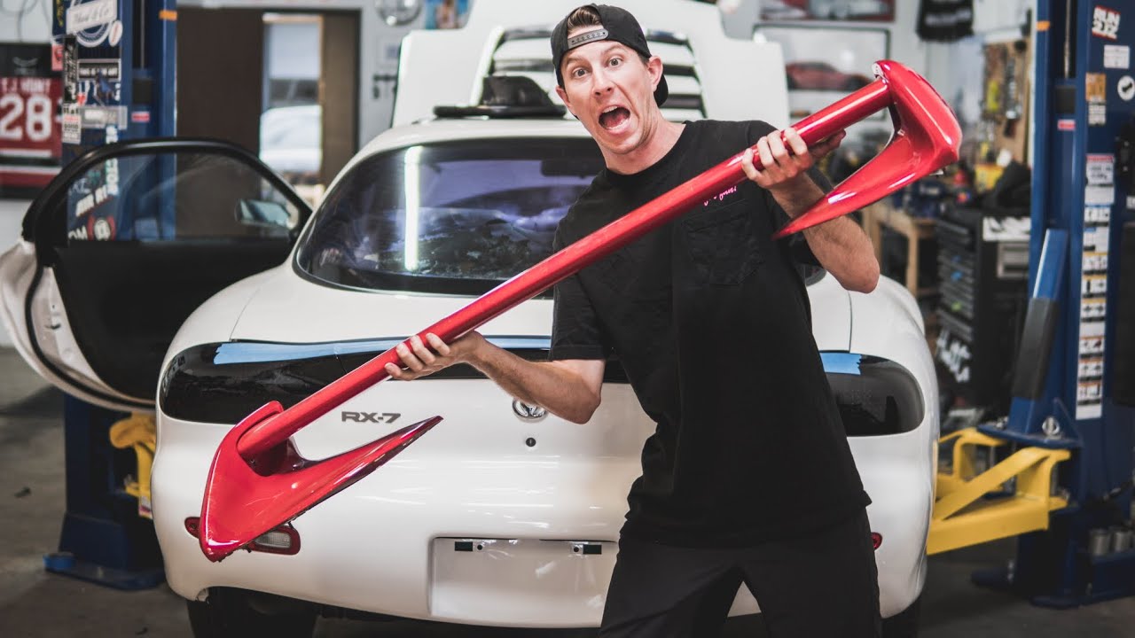 New Wing for the FD RX7!!! - YouTube