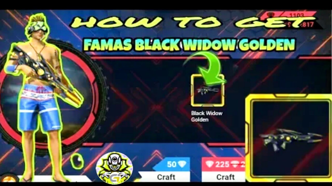 FAMAS_BLACK_WIDOW_GOLDEN_IN_1_DRAW_||_GET_FAMAS_BLACK_WIDOW_GOLDEN_IN ...