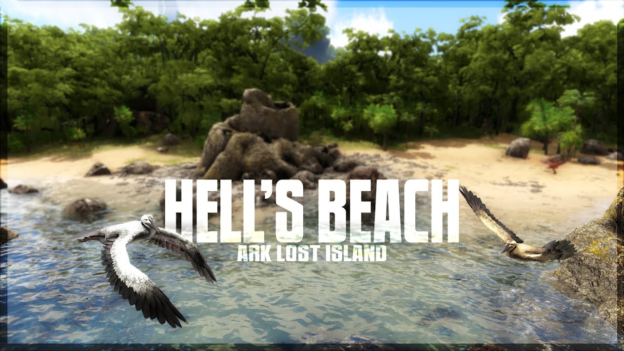 This Beach is Pure HELL - Ark Lost Island Ep2 - YouTube