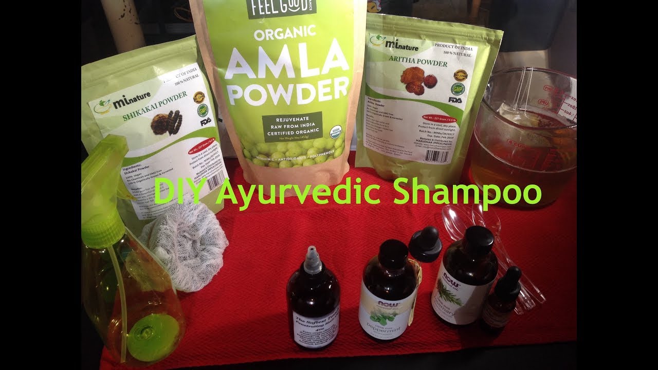 #151 Aryuvedic DIY Shampoo and Clay Wash Mixture - YouTube