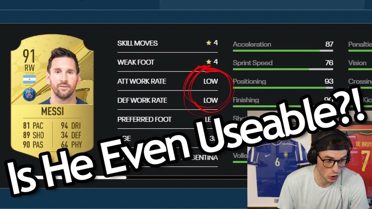 What Did EA Do to Messi's Official FIFA 23 Card?! - YouTube