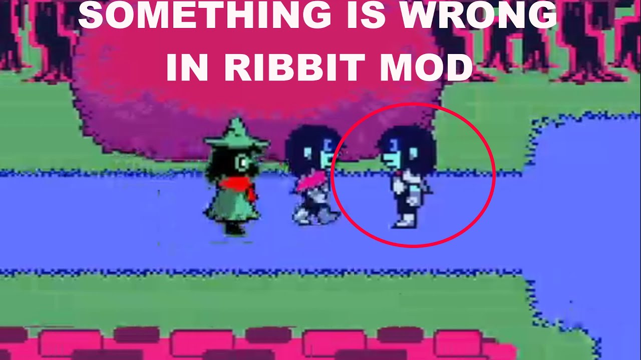 Something is wrong | Deltarune Ribbit mod Genocide ending - YouTube