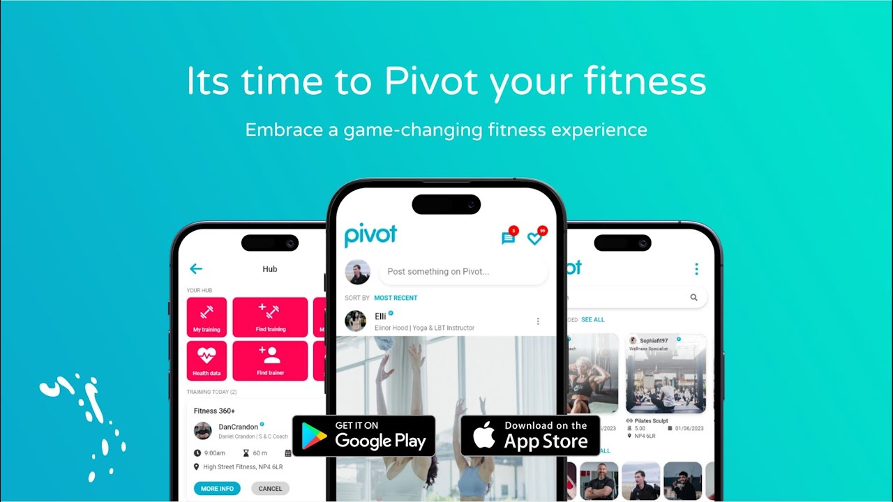 Pivot App - The All-In-One Fitness Platform - YouTube