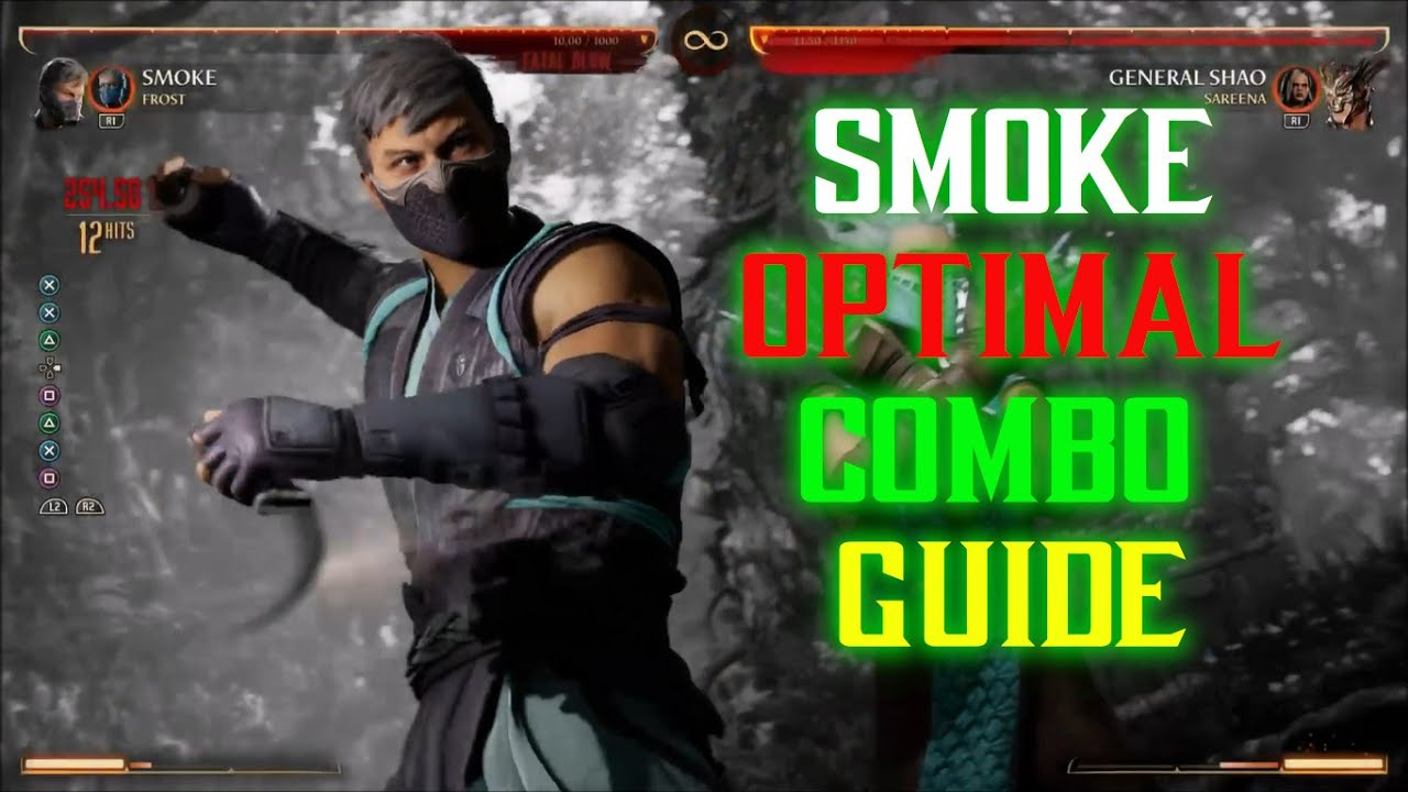 MK1 Smoke Combo Guide - Mortal Kombat 1 "Smoke" Gameplay - YouTube