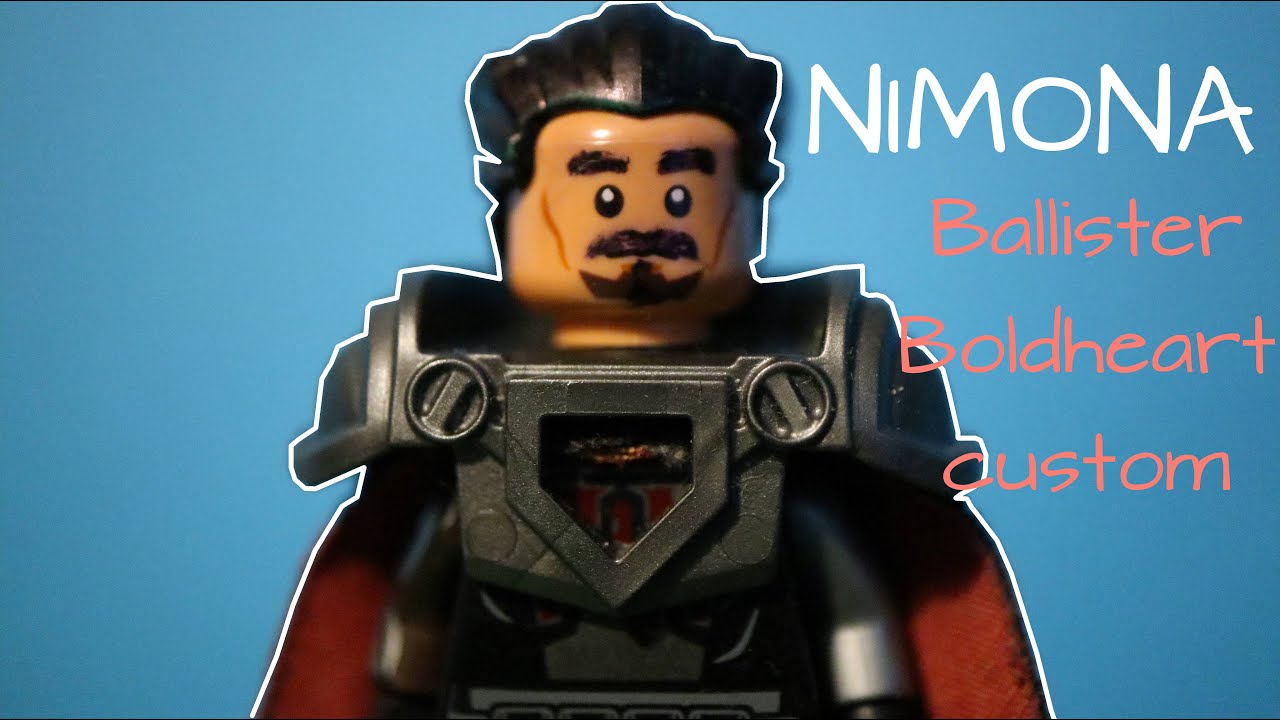 LEGO custom Ballister Boldheart from Nimona - YouTube