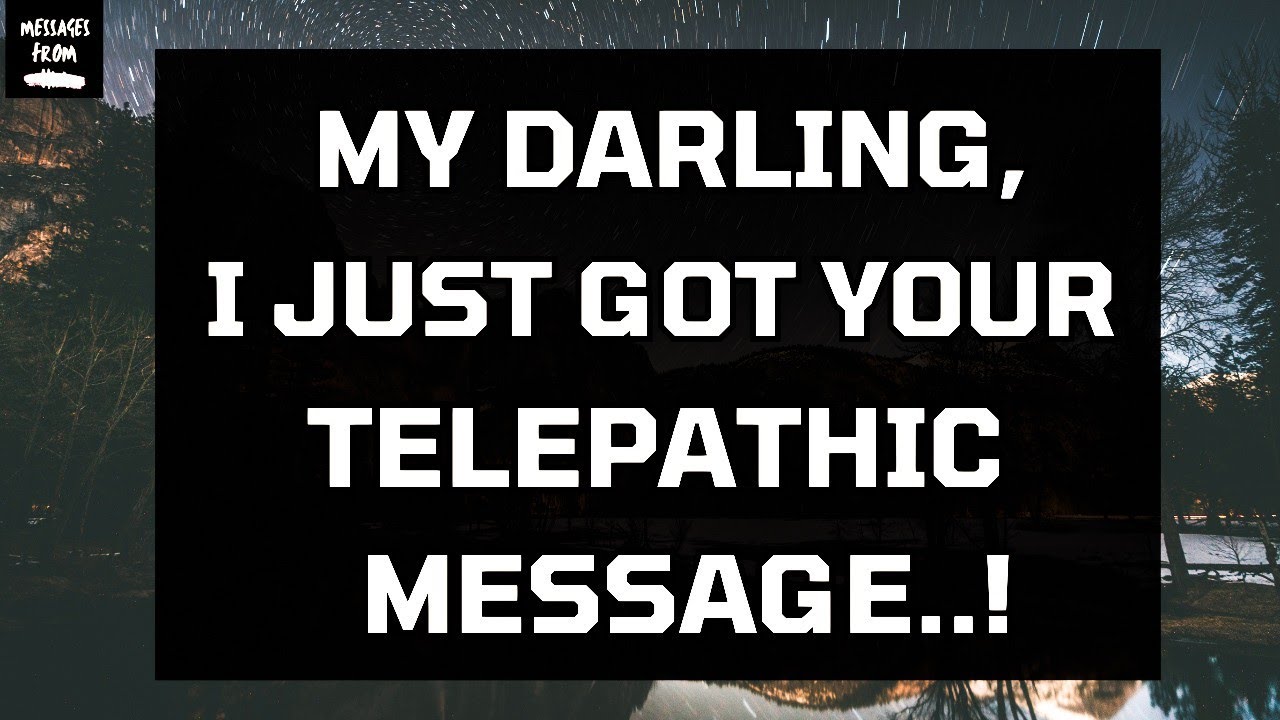 Did You Just Send Me 💬 A Telepathic Message? ️‍🩹 Soulmate Message| Love ...