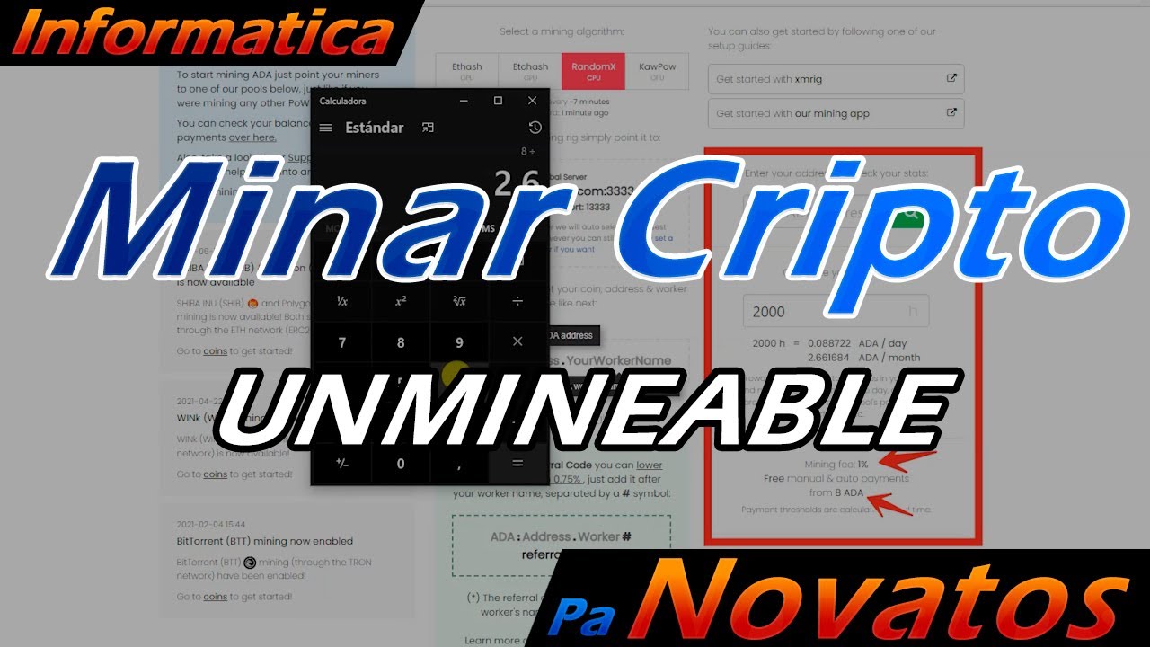 Descubre como minar criptomonedas usando la CPU con unmineable paso a ...