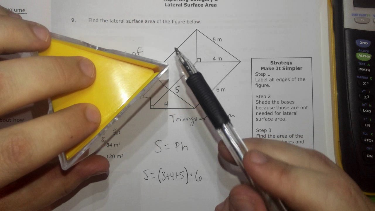 STAAR WARM UP BOOKLET #8, #9, and #16 Volume and Surface Area - YouTube