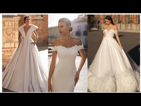 Simple. Timeless. Effortless Wedding dresses - YouTube