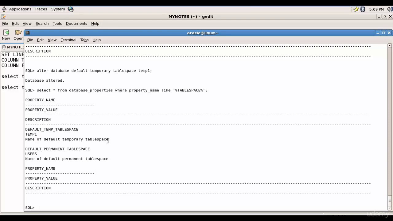 048 Oracle Dba Complete Tutorial Temporary Tablespace Management Youtube