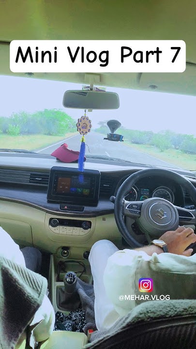 Mini Vlog Part 7 😍 Gadi me kha ja rhe he 🤔#vlogger #comedy #funny #minivlog #emotional # ...