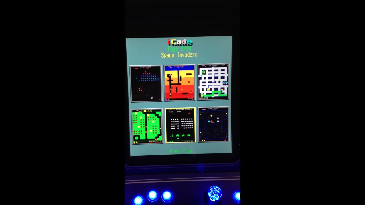 Retro Upright - Game Select - Menus - 60 Games - Arcade-Base.com - YouTube