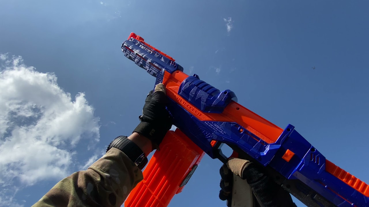Nerf Delta Trooper + Fast Mag - YouTube