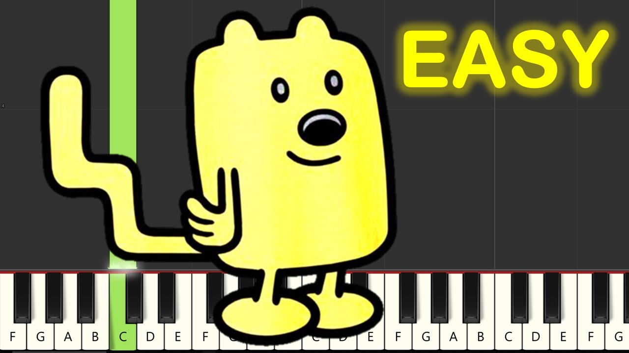 Wow! Wow! Wubbzy! - By The Book Piano Tutorial - YouTube
