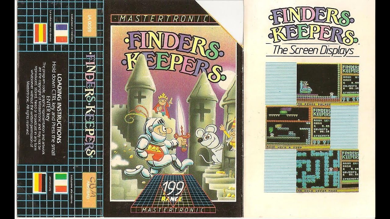 Finders Keepers Product Review for the Amstrad CPC 464 And Commodore 64 ...