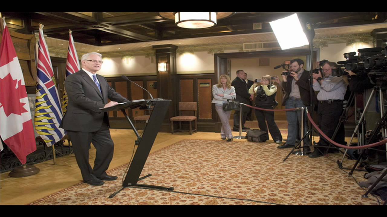WRIT DAY - Gordon Campbell's First Press Conference of Election - YouTube