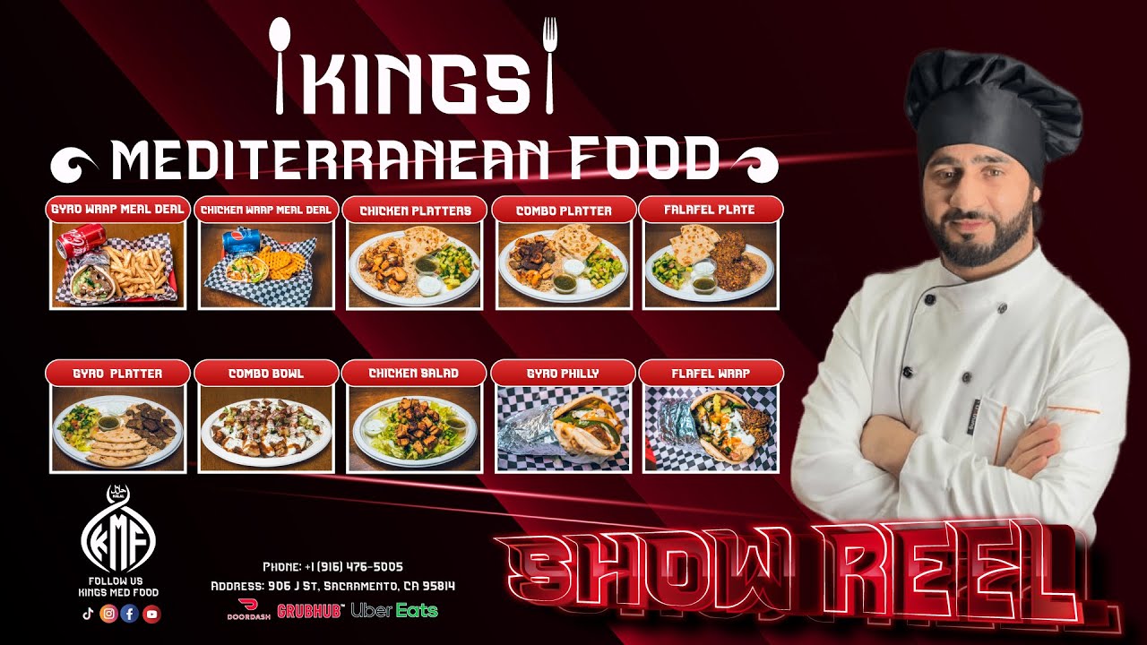 Kings Mediterranean Food kmf restaurant kings med food - YouTube