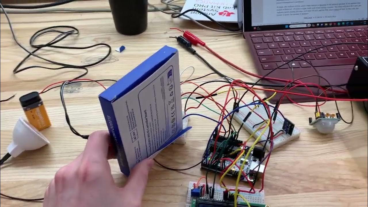 Arduino-based security light - implementation - YouTube