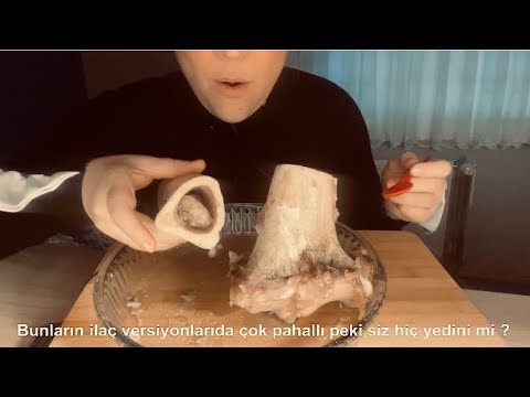 ASMR | Kemik iliği yemek | MUKBANG