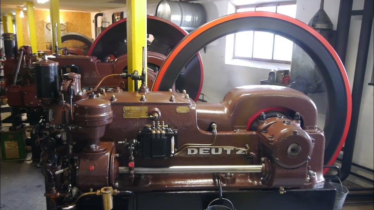Deutz,MIH232,Dieselmotor,Stationärmotor,Standmotor,stationary engine,moteur fixe - YouTube