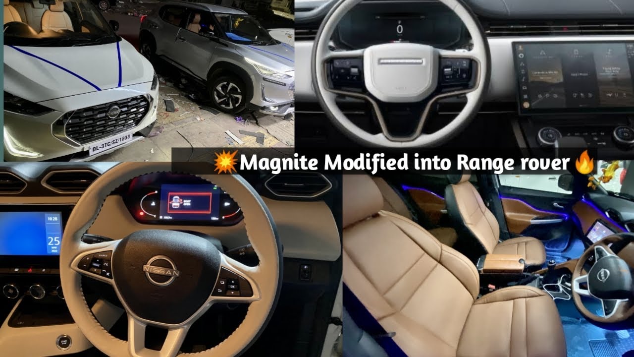 💥 2022 Nissan Magnite Modified into Range Rover🔥 Magnite modified🔥 ...