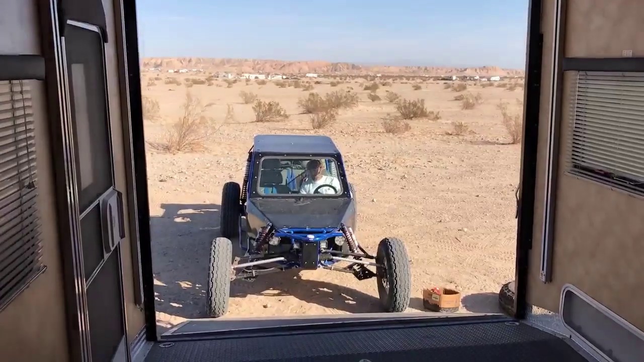Ocotillo Wells, Salton Sea Buggy Load up into Raptor - YouTube