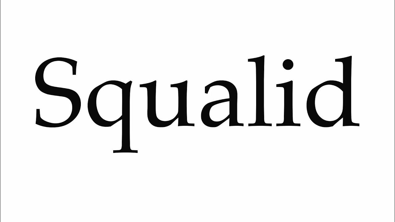 How To Pronounce Squalid YouTube how-to-pronounce-squalid-youtube