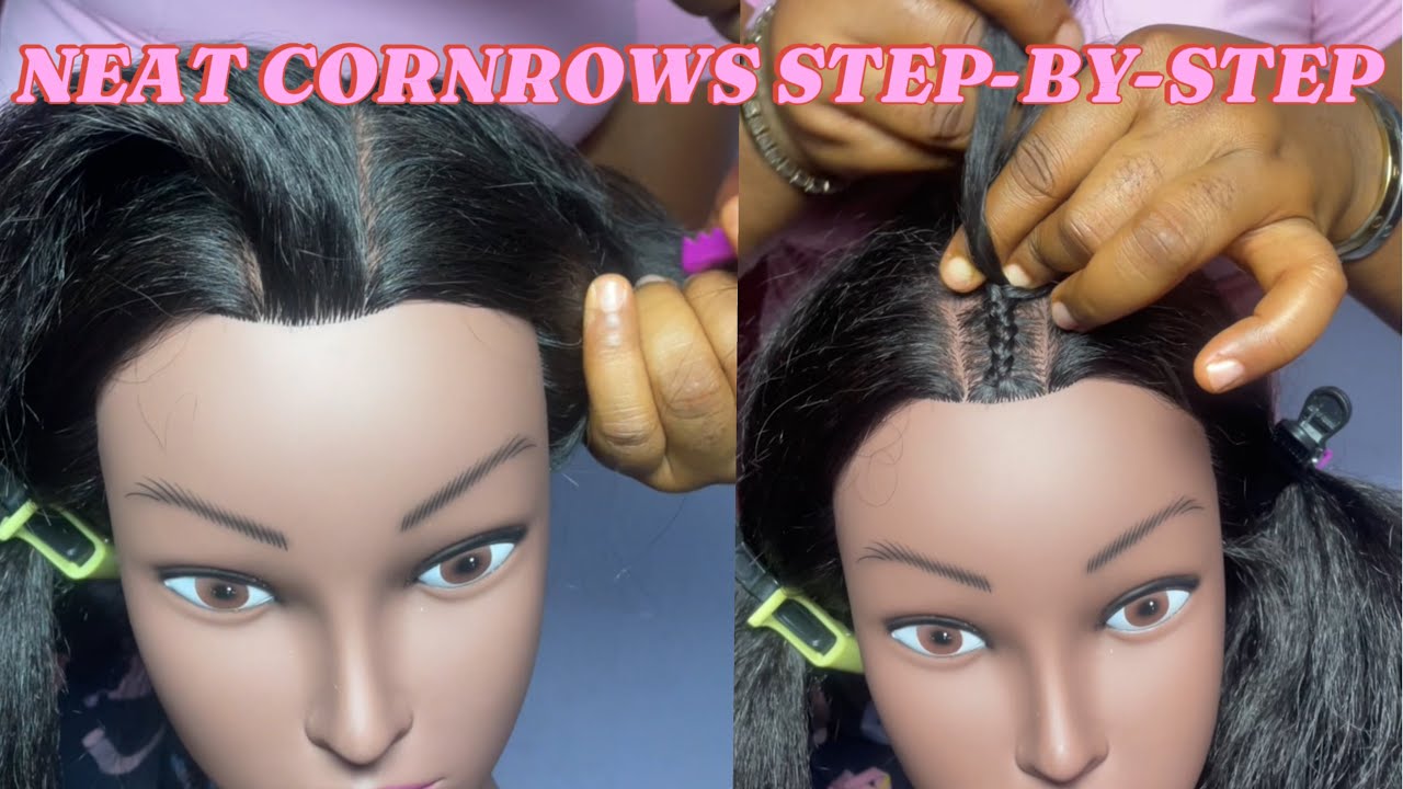 How to Make Cornrows for Beginners | Step-by-Step Tutorial - YouTube