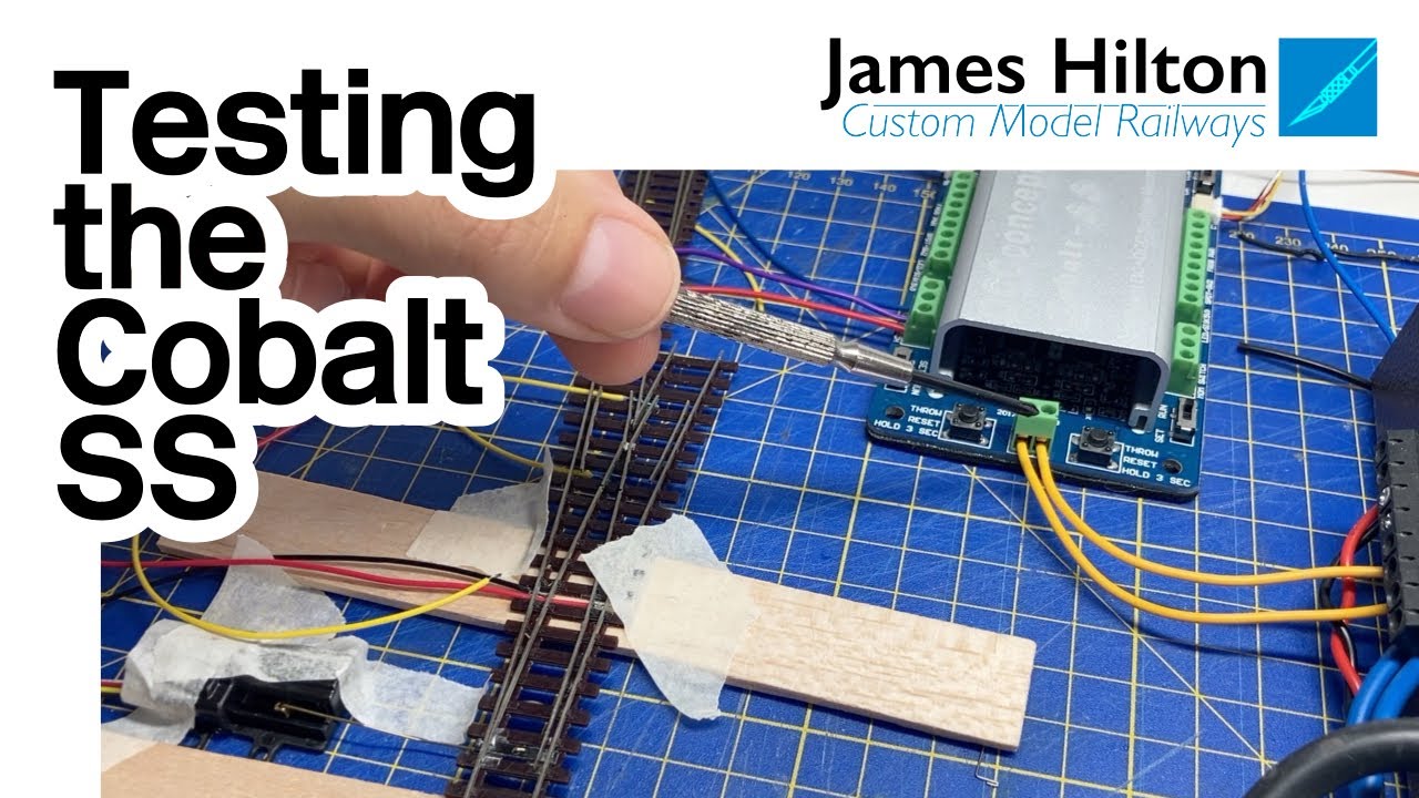 Testing the Cobalt SS - Surface Mount Servo Turnout Control from DCC ...