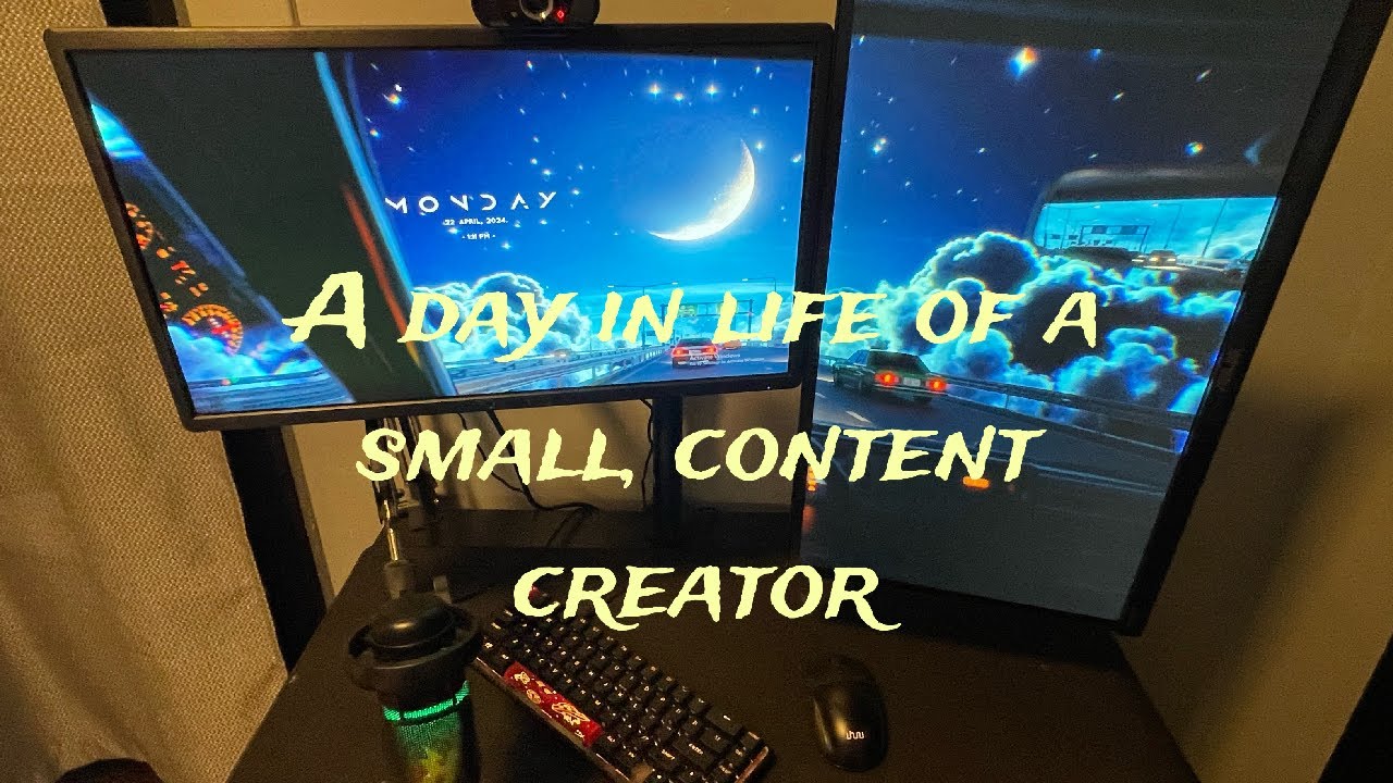 a day in life of 13 year old small content creator - YouTube