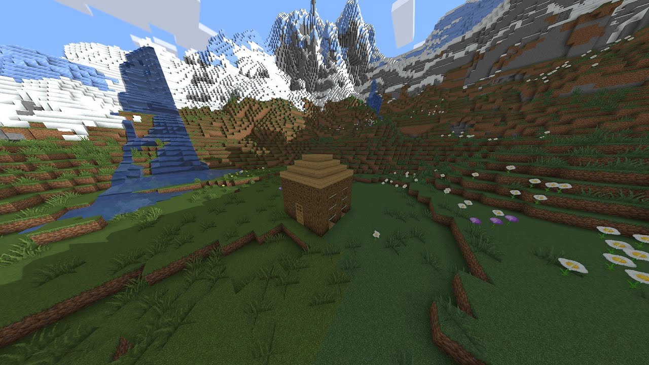 The best starter hut in Minecraft!!!!!!!! - YouTube